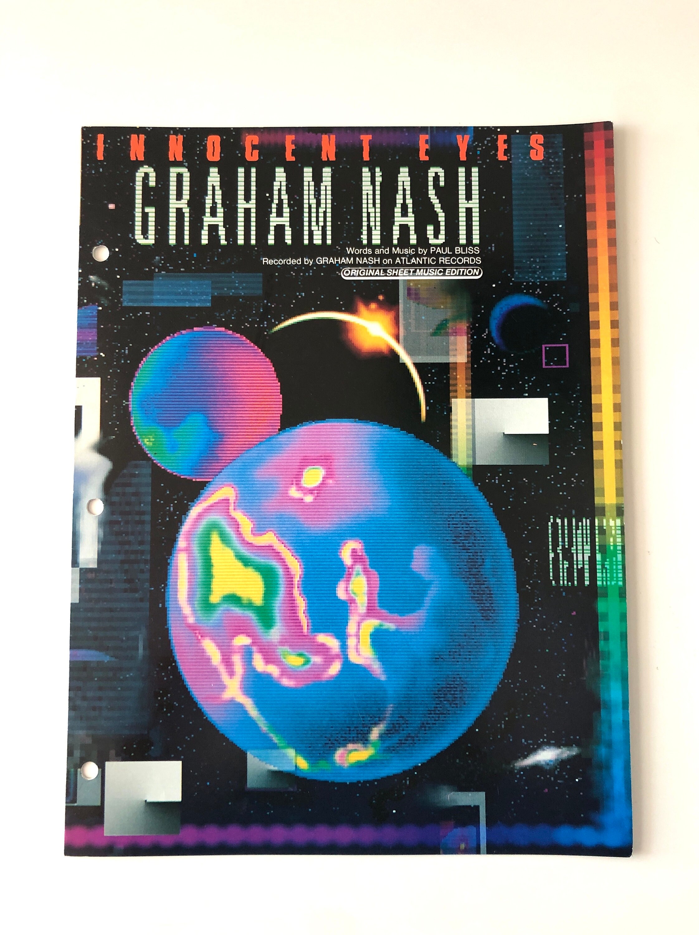 GRAHAM NASH Smart Eyes Song Sheet 80’s Excellent! - Etsy