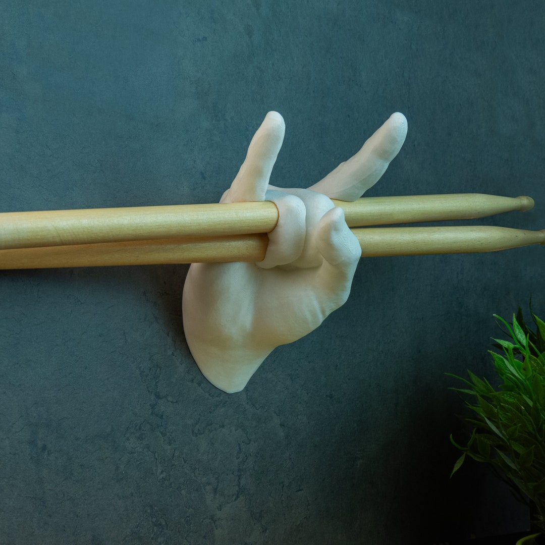 Drumstick Display "rock Wall" – DESIGN 2024 – Wall Drumstick Holder for ...