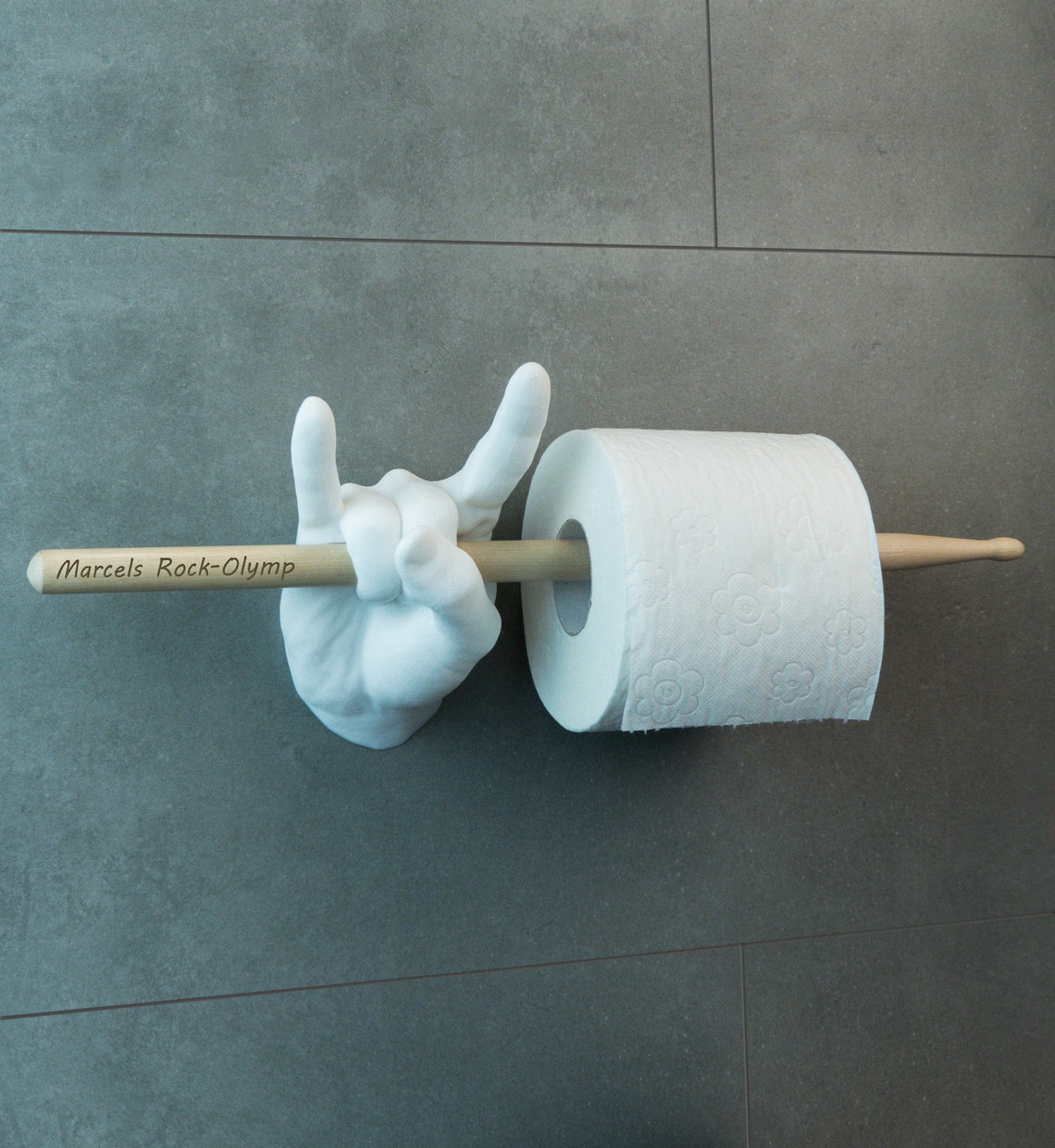 Toilet Paper Holder "rock Hand" Single - Toilet Roll Holder With ...