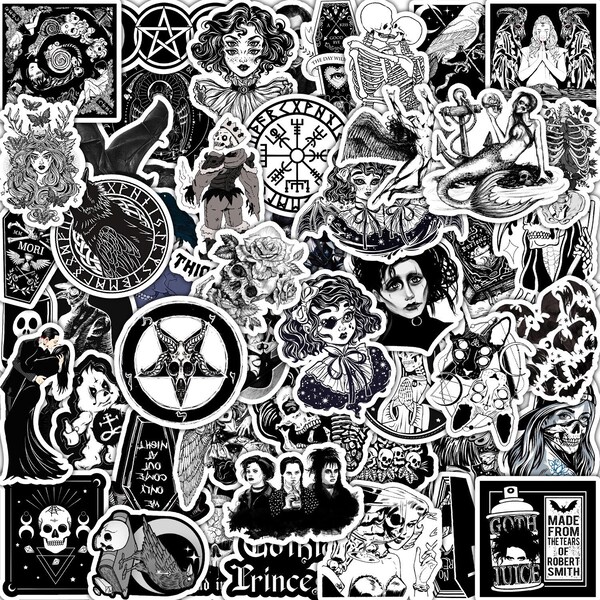 Goth Stickers - Etsy