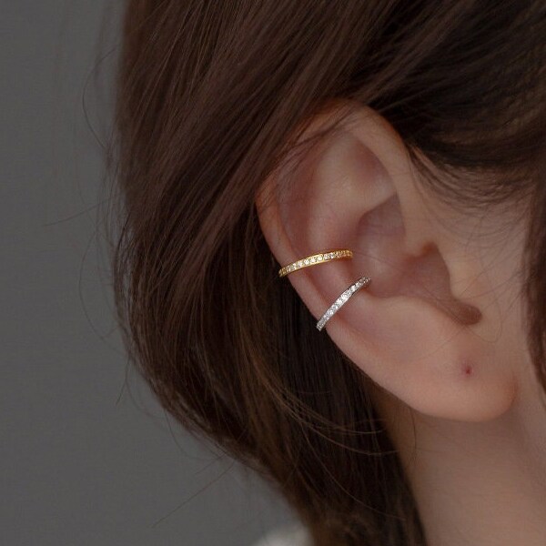 Diamond Ear Cuff - Etsy