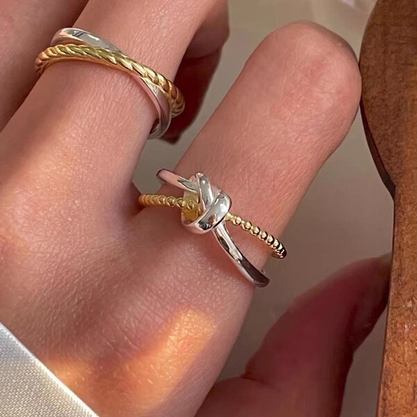 Gold Twisted Ring - Etsy