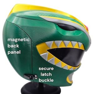 Green Ranger Helmet V2 Mighty Morphin Power Rangers MMPR Wearable Bat ...