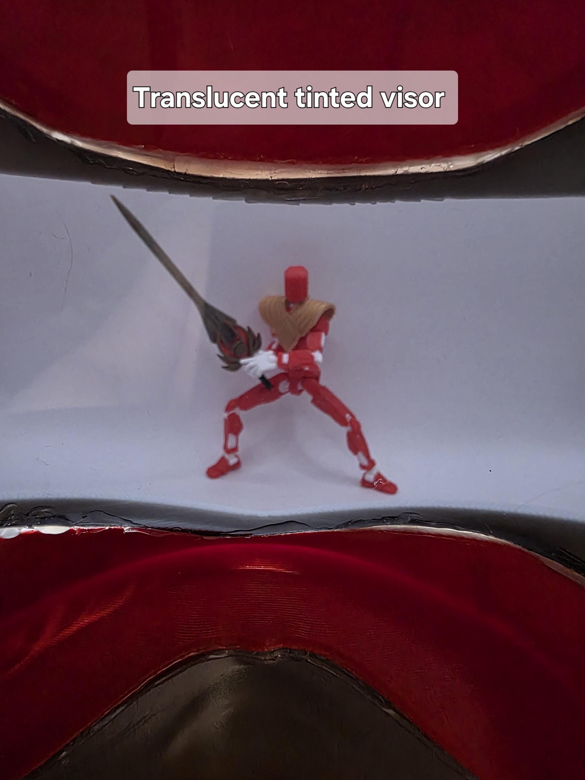 Red Ranger Sentry Helmet Mighty Morphin Power Rangers MMPR ...