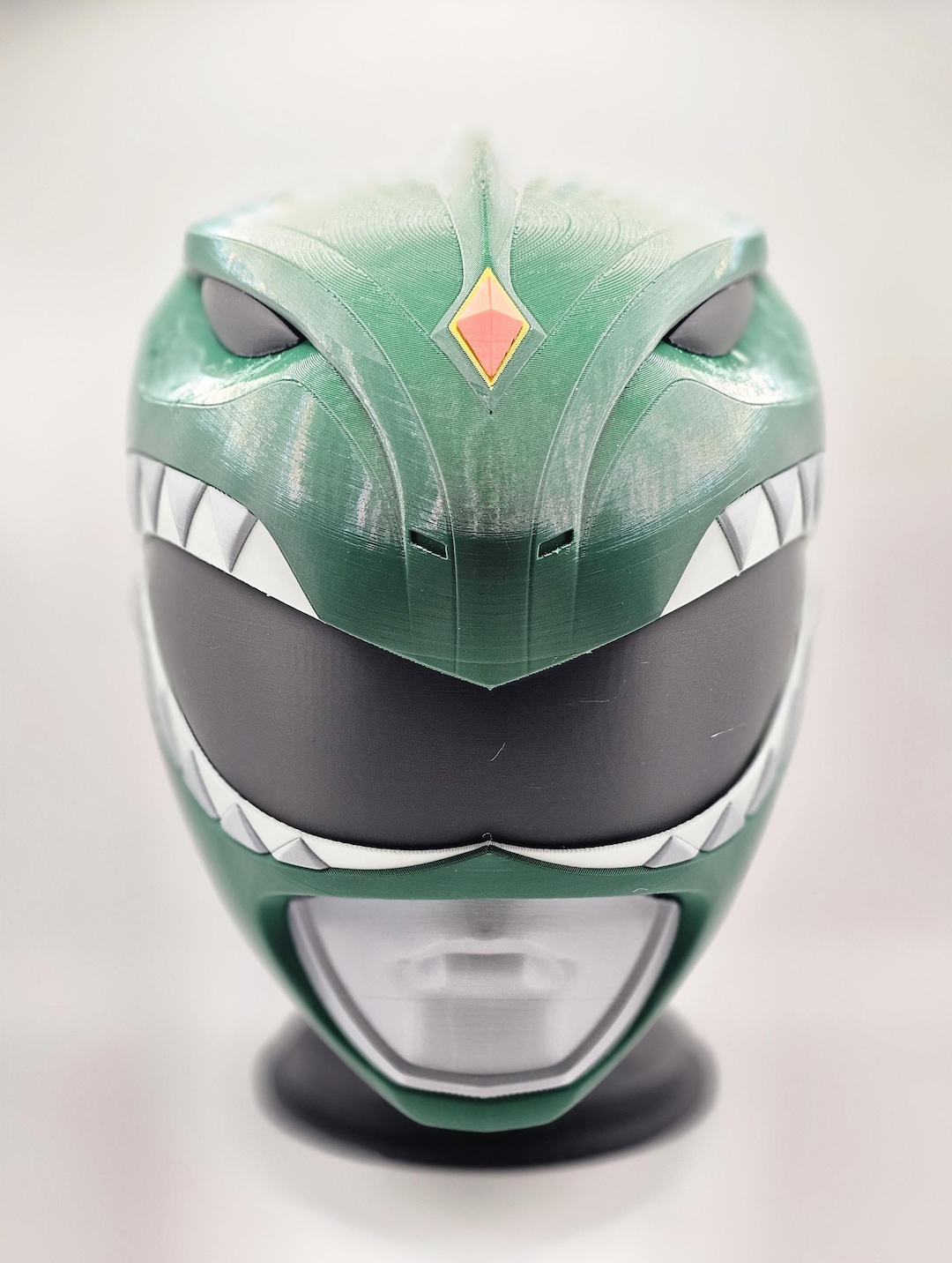 Green Ranger Helmet Mighty Morphin Power Rangers MMPR Wearable ...