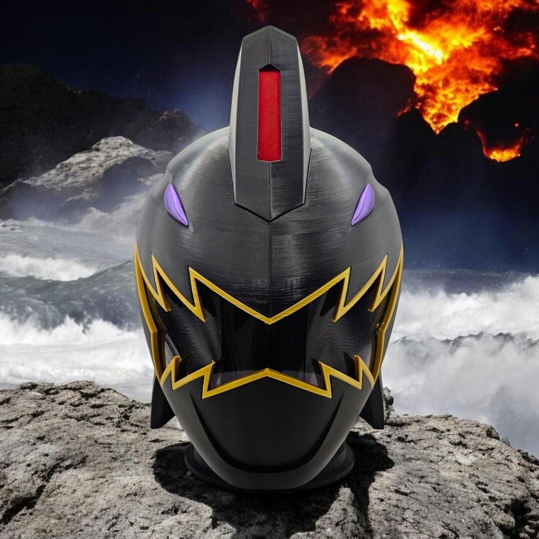 Dino Thunder Black Ranger Helmet Wearable Assembled Brachiozord Power ...