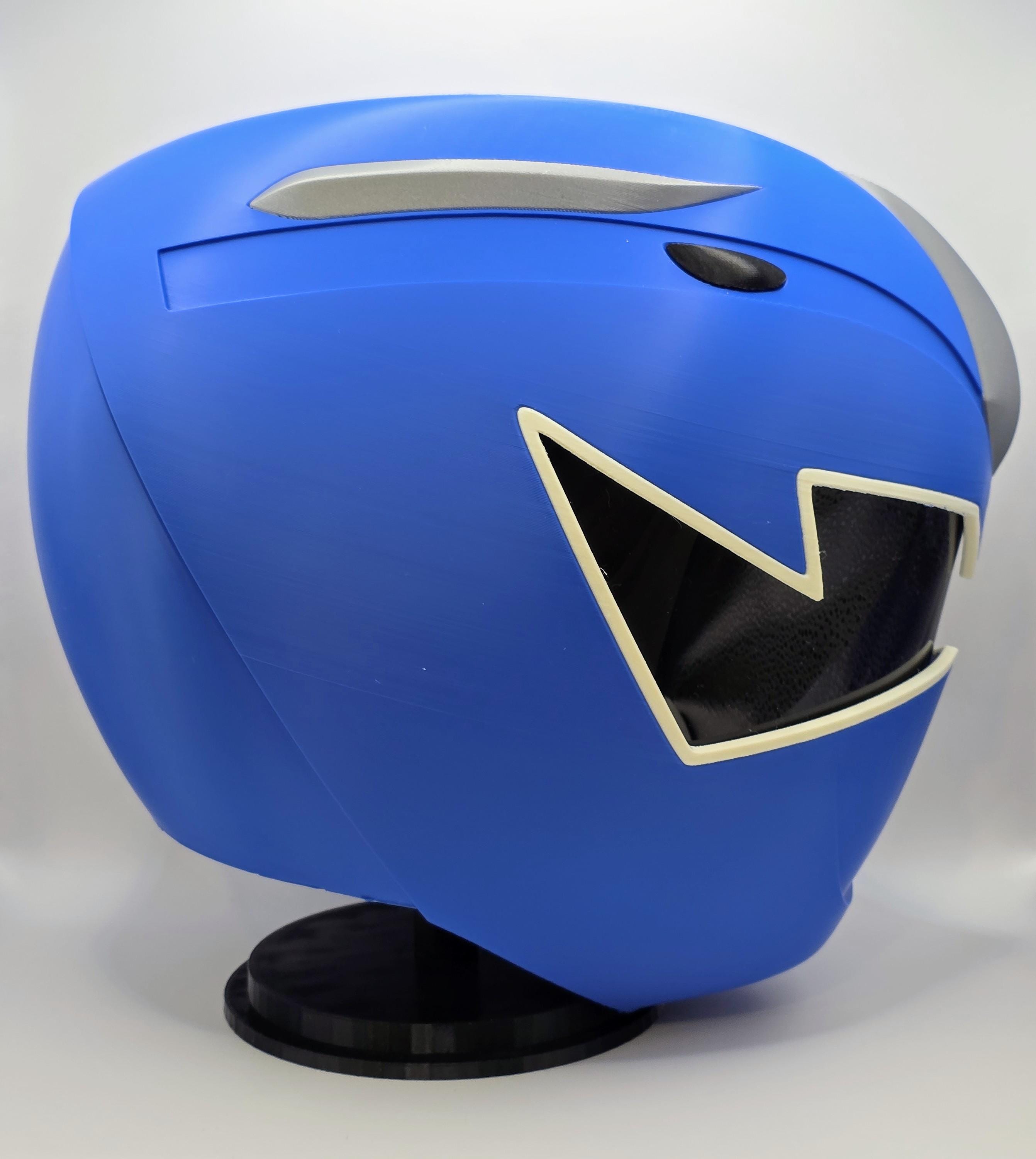 Power Rangers Dino Thunder Blue Ranger Helmet Wearable Assembled ...
