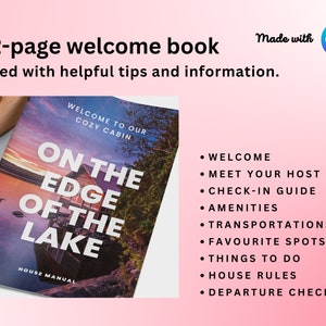 Modern Welcome Book Template: Create a Stunning Guide for Your Vacation ...