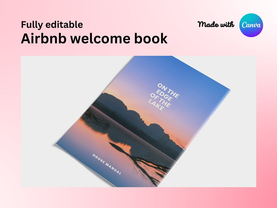 Modern Welcome Book Template: Create a Stunning Guide for Your Vacation ...