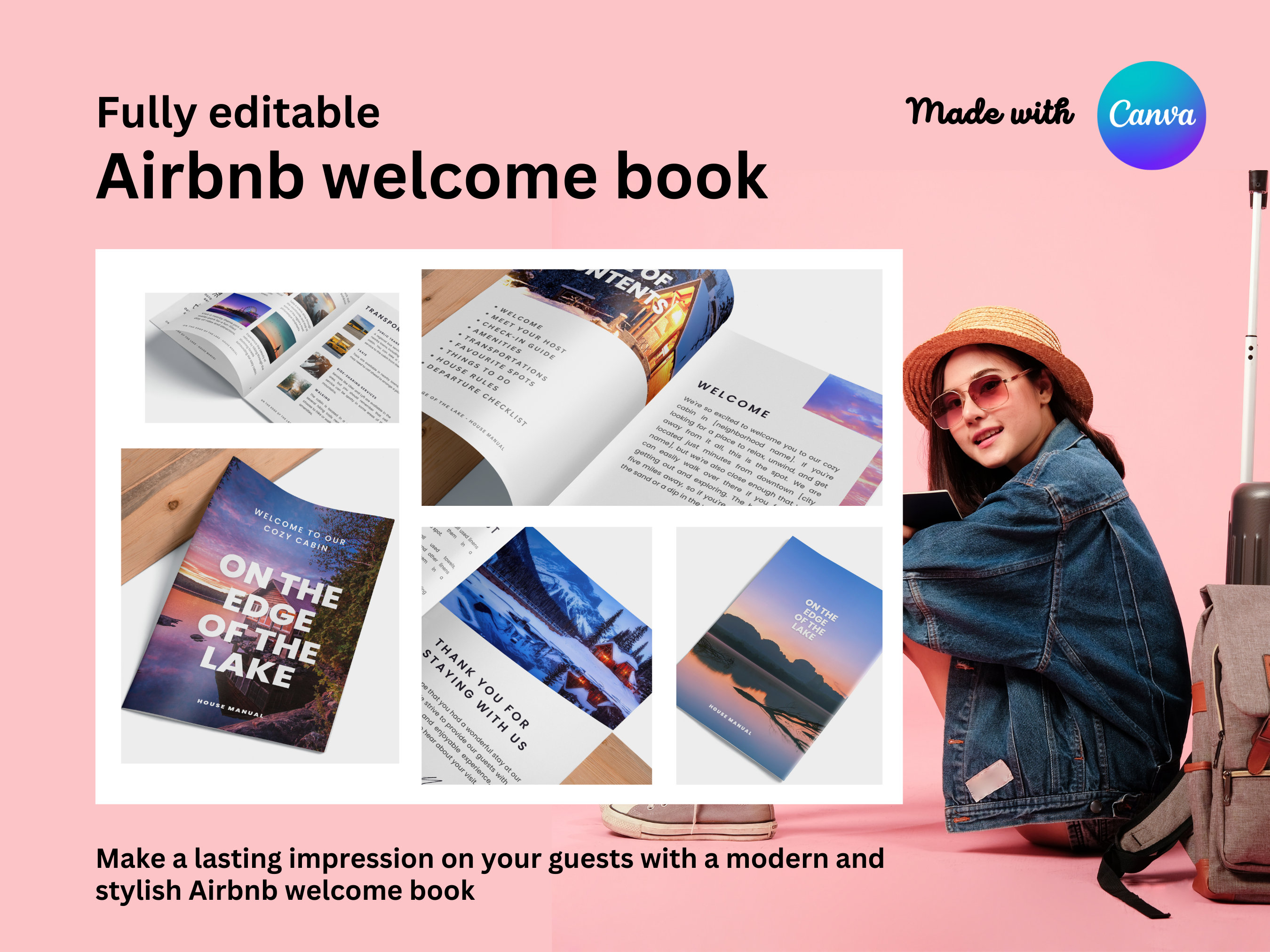Modern Welcome Book Template: Create a Stunning Guide for Your Vacation ...