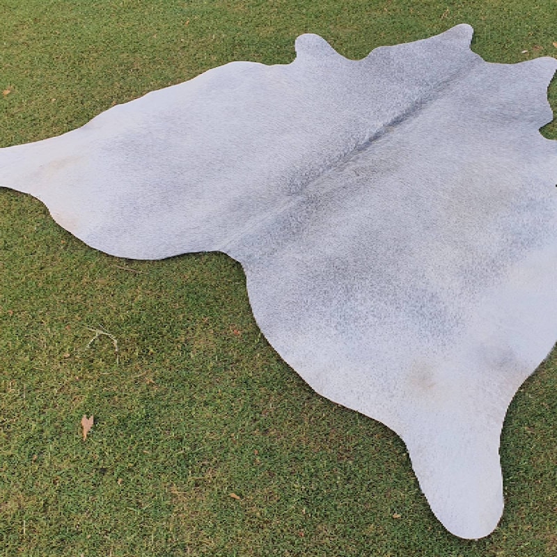 Light Gray Cowhide Rug - Etsy