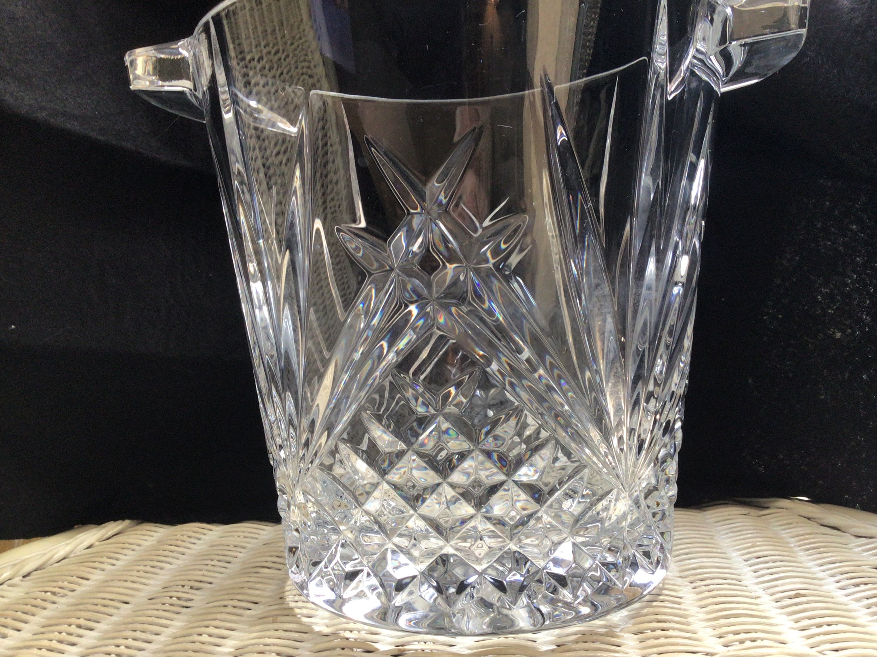 J G Durand Cut Crystal Ice Bucket Made in France 24% Lead Crystal ...