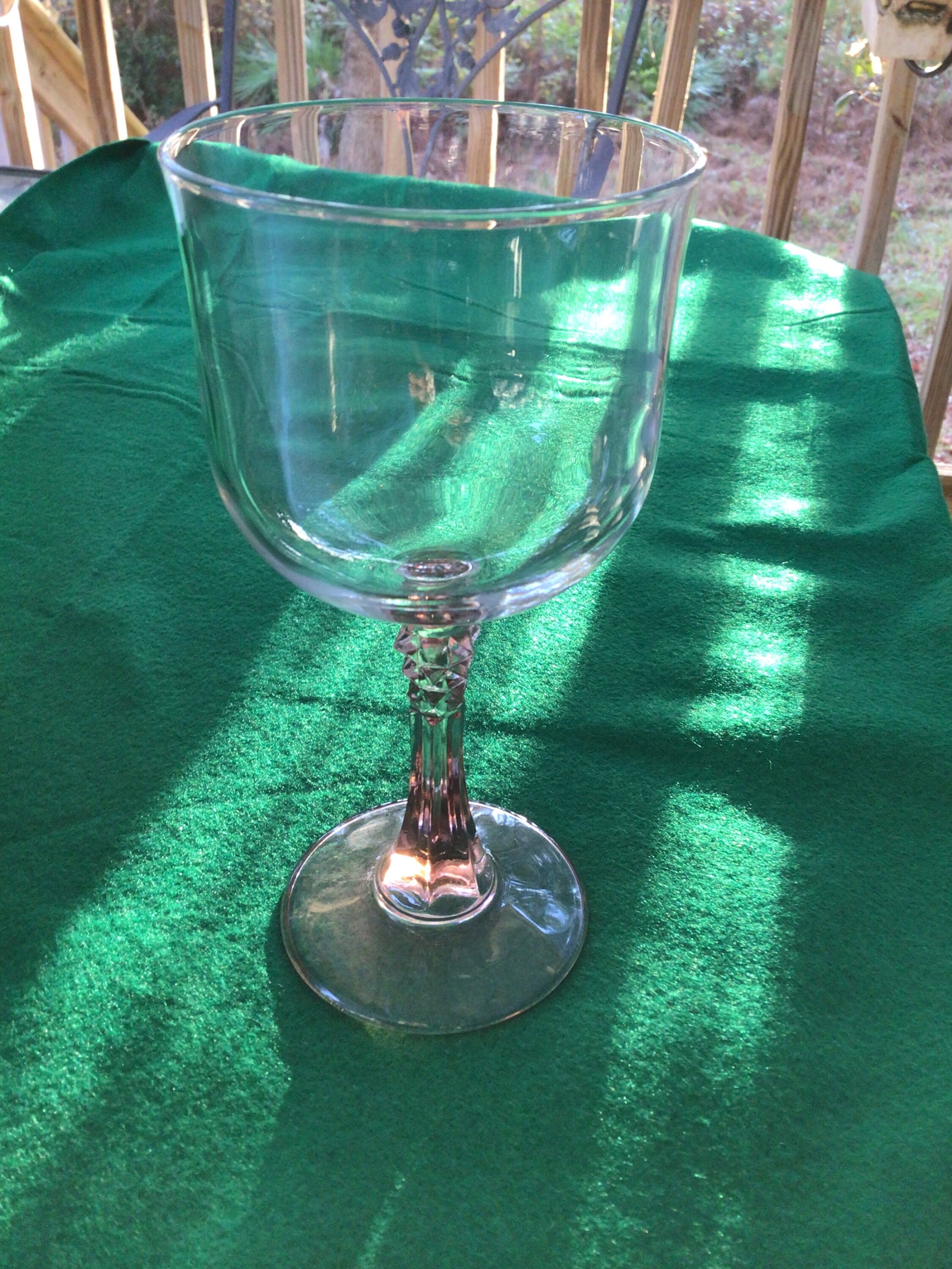 4 Pink Blush Wine Glasses princeton by American Stemware. 6 - Etsy