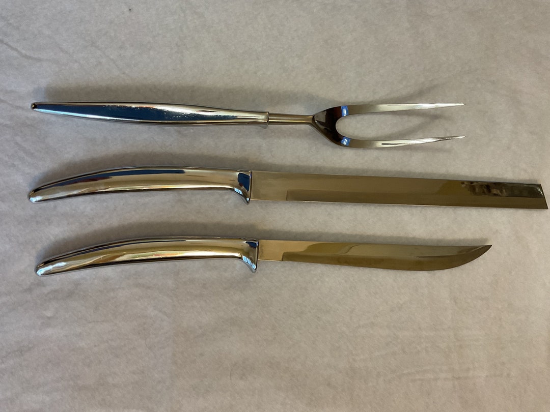 Vintage Griffon Cutlery Corp 3 Piece Carving Set Surgical Stainless ...