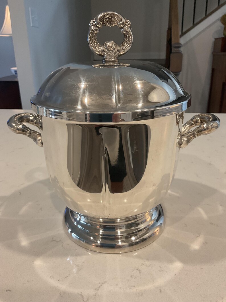 Oneida Du Maurier Silver Plate Ice Bucket With Removable Insert - Etsy