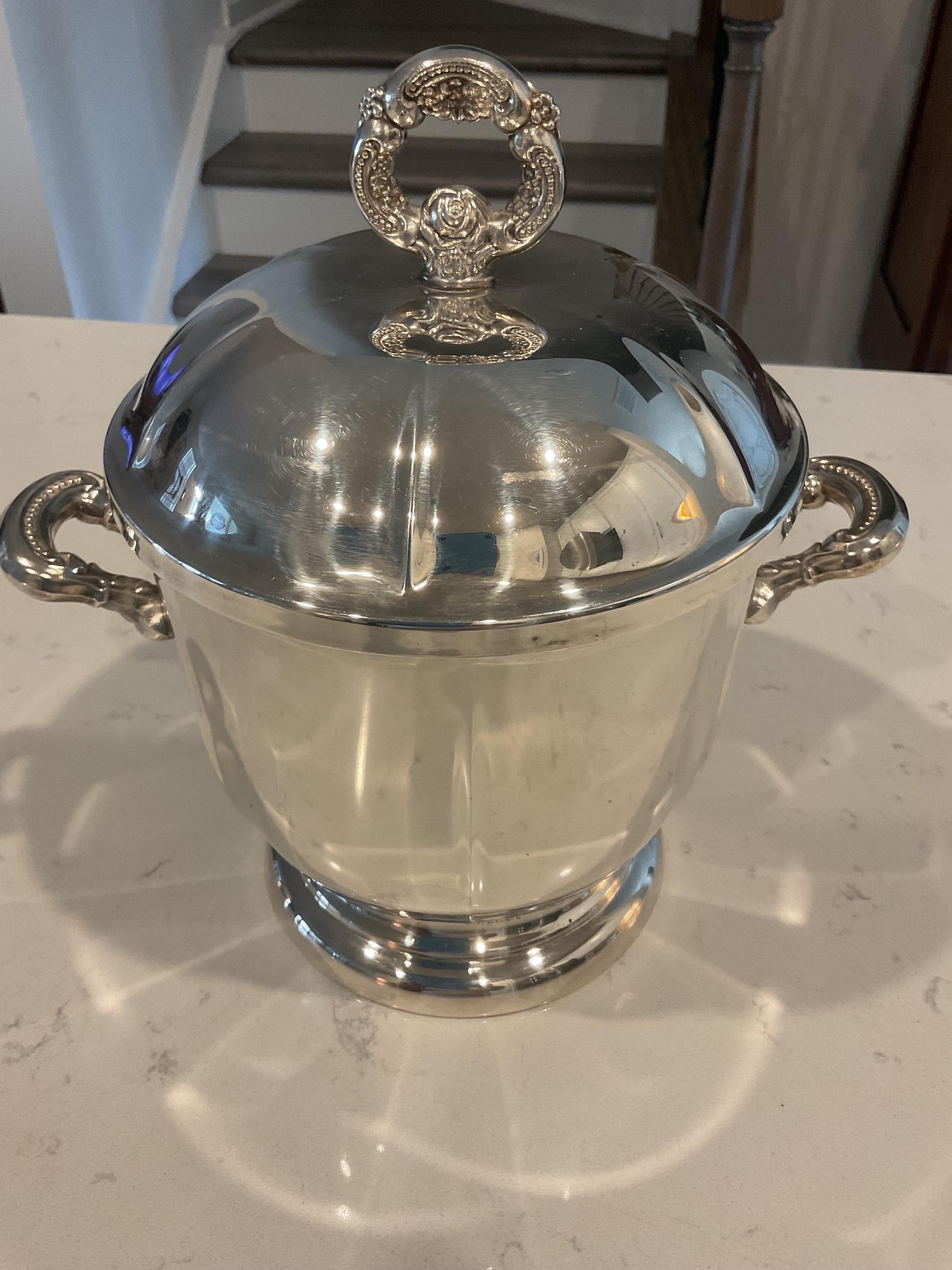 Oneida Du Maurier Silver Plate Ice Bucket With Removable Insert - Etsy