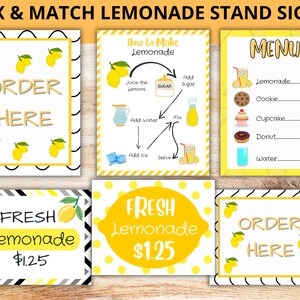 PRINTABLE Lemonade Stand Dramatic Play BUNDLE |kids Summer Play ...