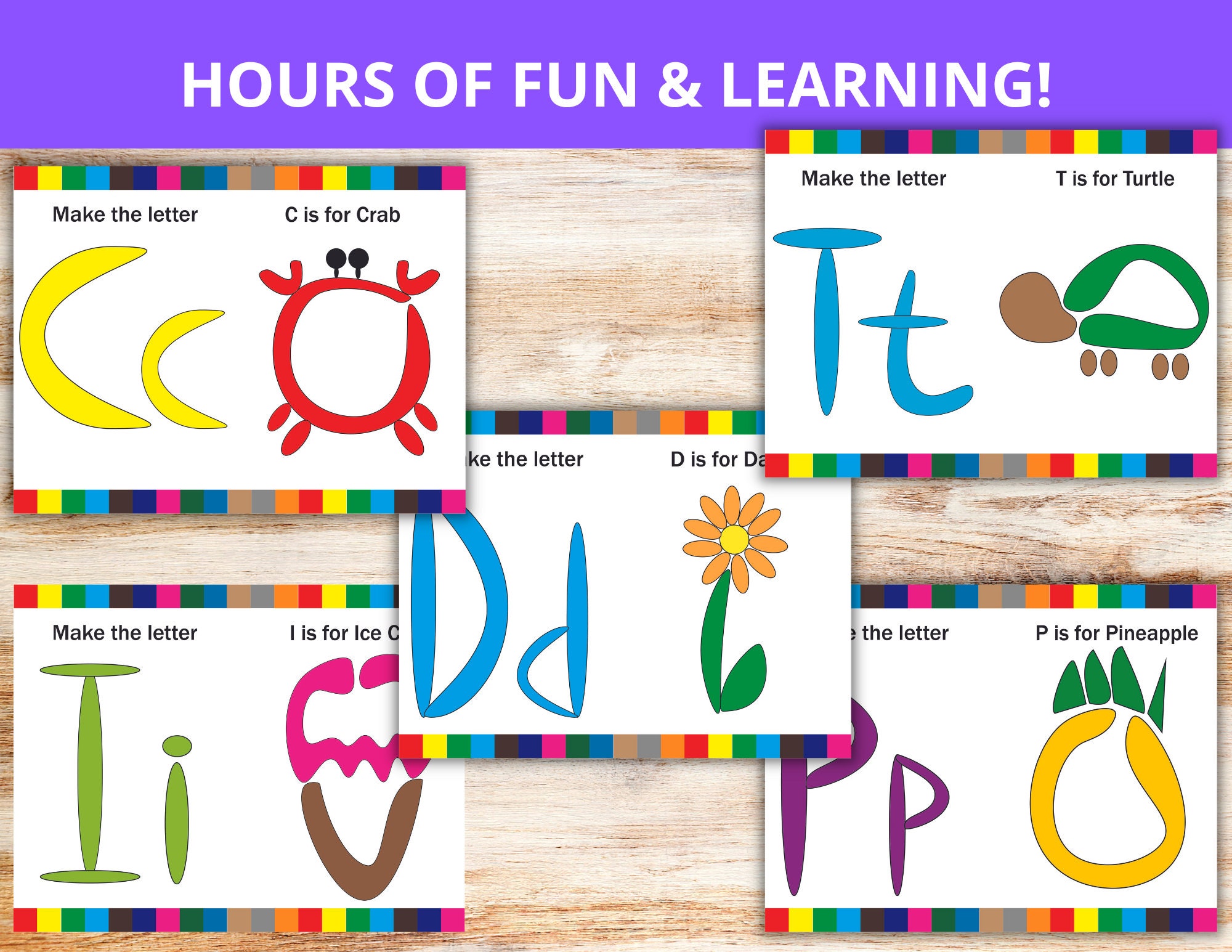 Alphabet Play Dough Mats| Fine Motor Skills| Preschool Homeschool ...