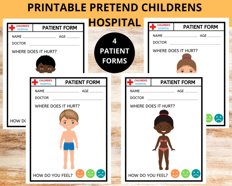 PRINTABLE Doctor Dramatic Play Set | Hospital Pretend Play | Dramatic Play BUNDLE | Preschool ...