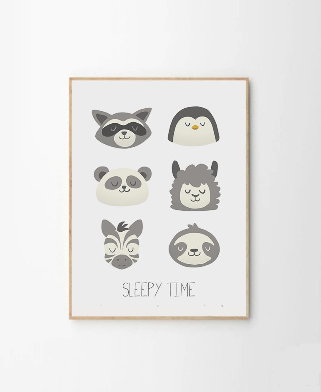 Sleepy Time, Kids Wall Art, Children's Wall Art, Nursery Print - Etsy