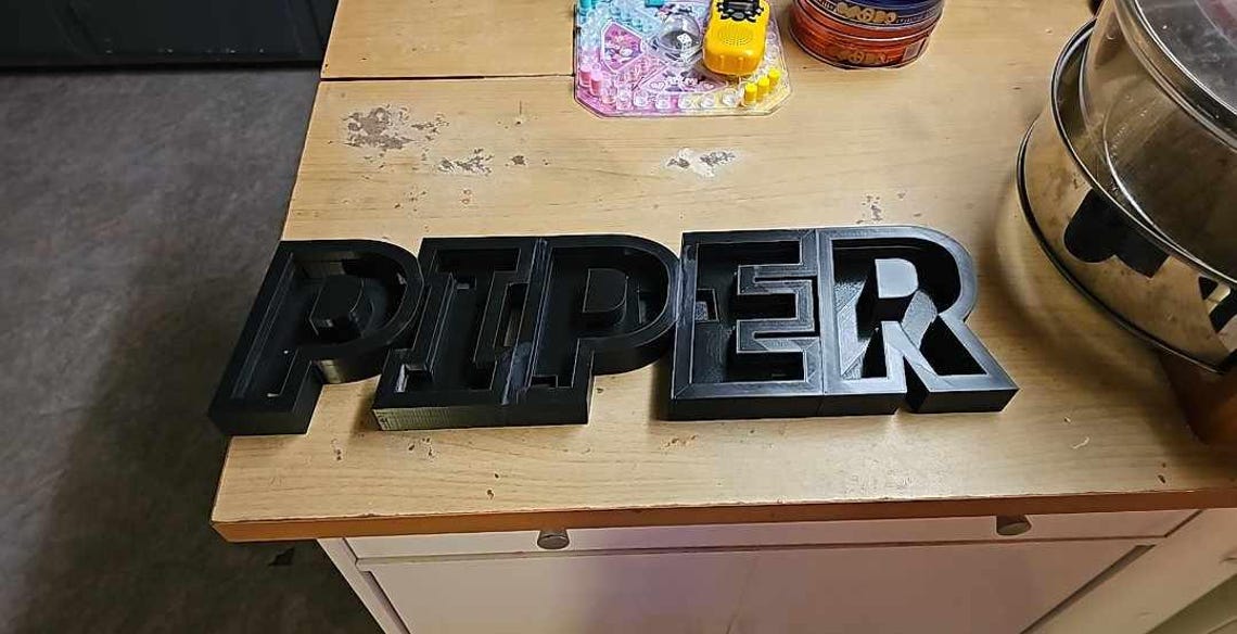 Custom 3d Printed Name Signs - Etsy