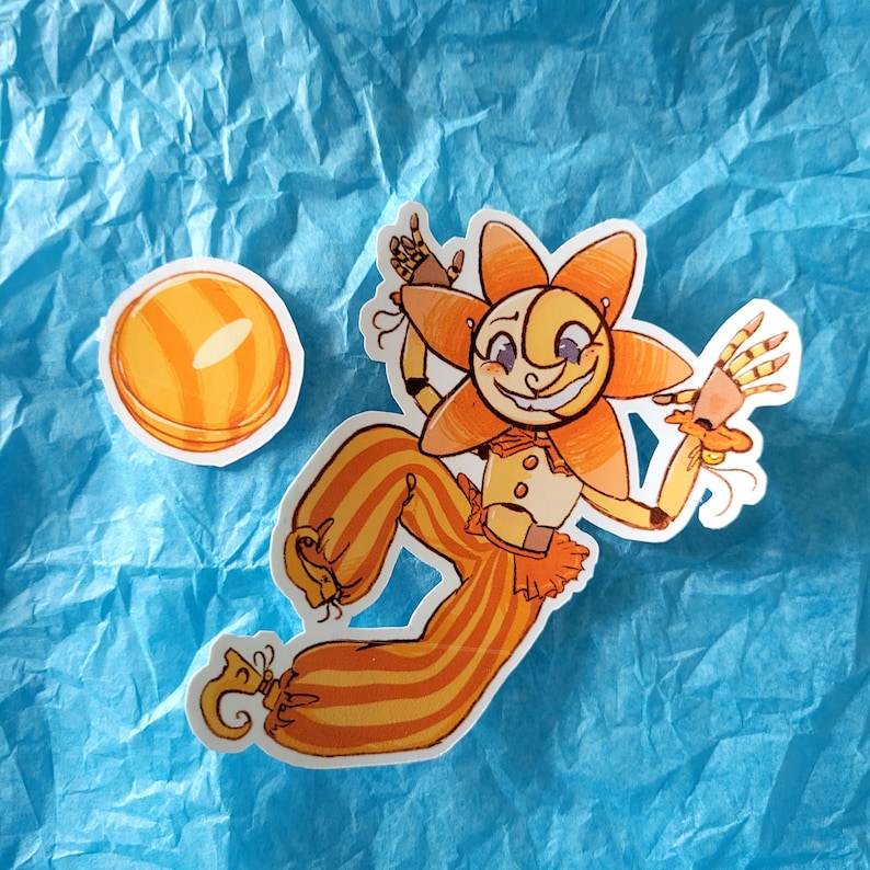 Sundrop and Moondrop Stickers - Etsy