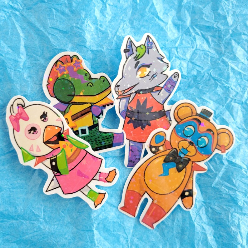 ACNH FNAF Security Breach Stickers - Etsy Israel