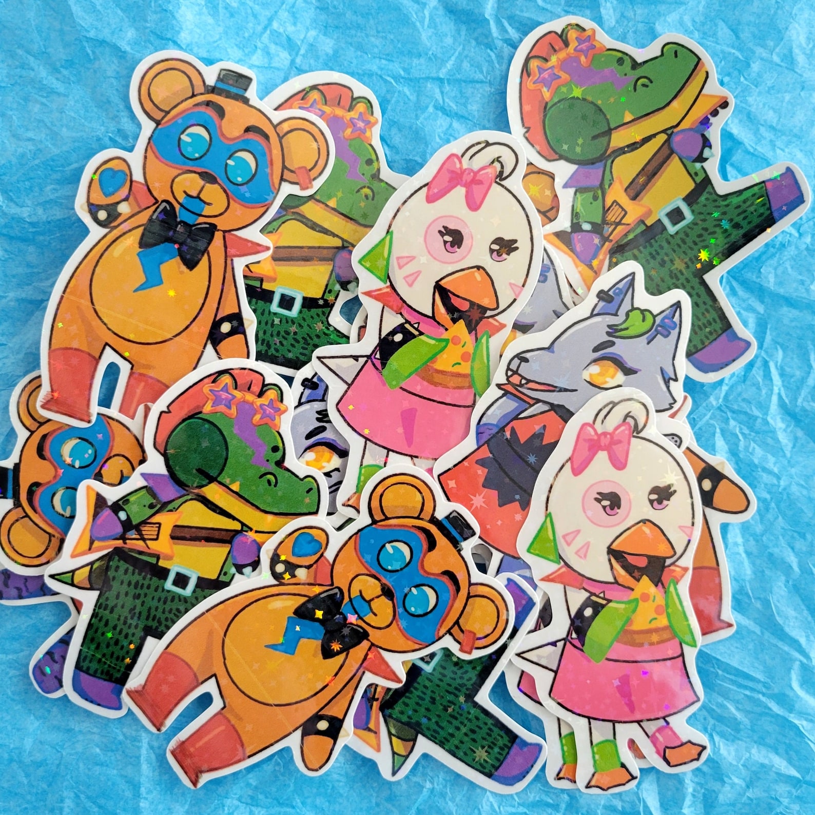 ACNH FNAF Security Breach Stickers - Etsy
