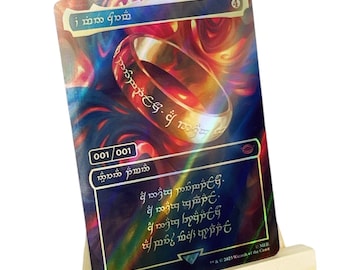 The One Ring MTG Proxy Custom Card, Full Art EDH - Etsy