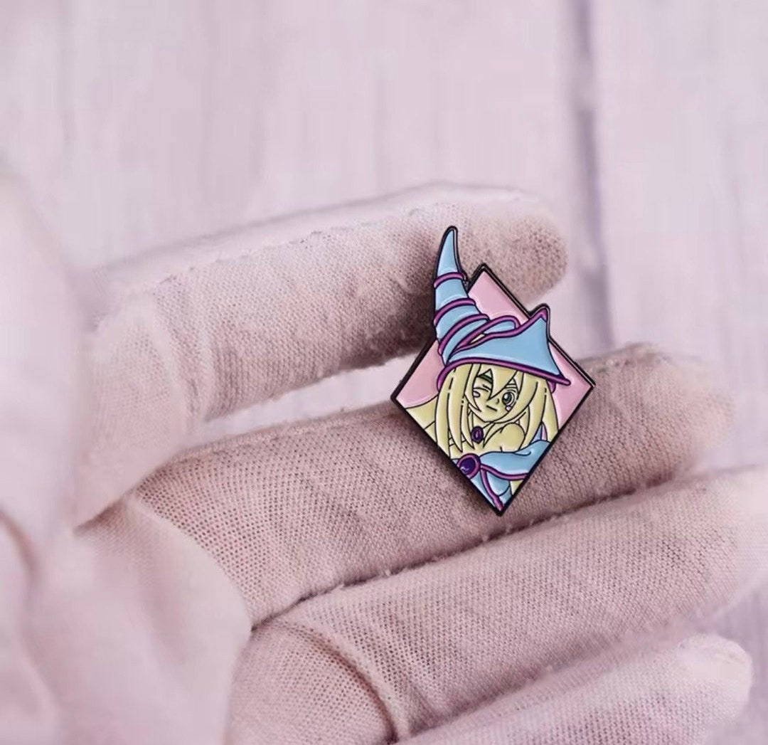 Dark Magician Girl Waifu Yugioh Lapel Enamel Brooch Pins Badges Anime ...