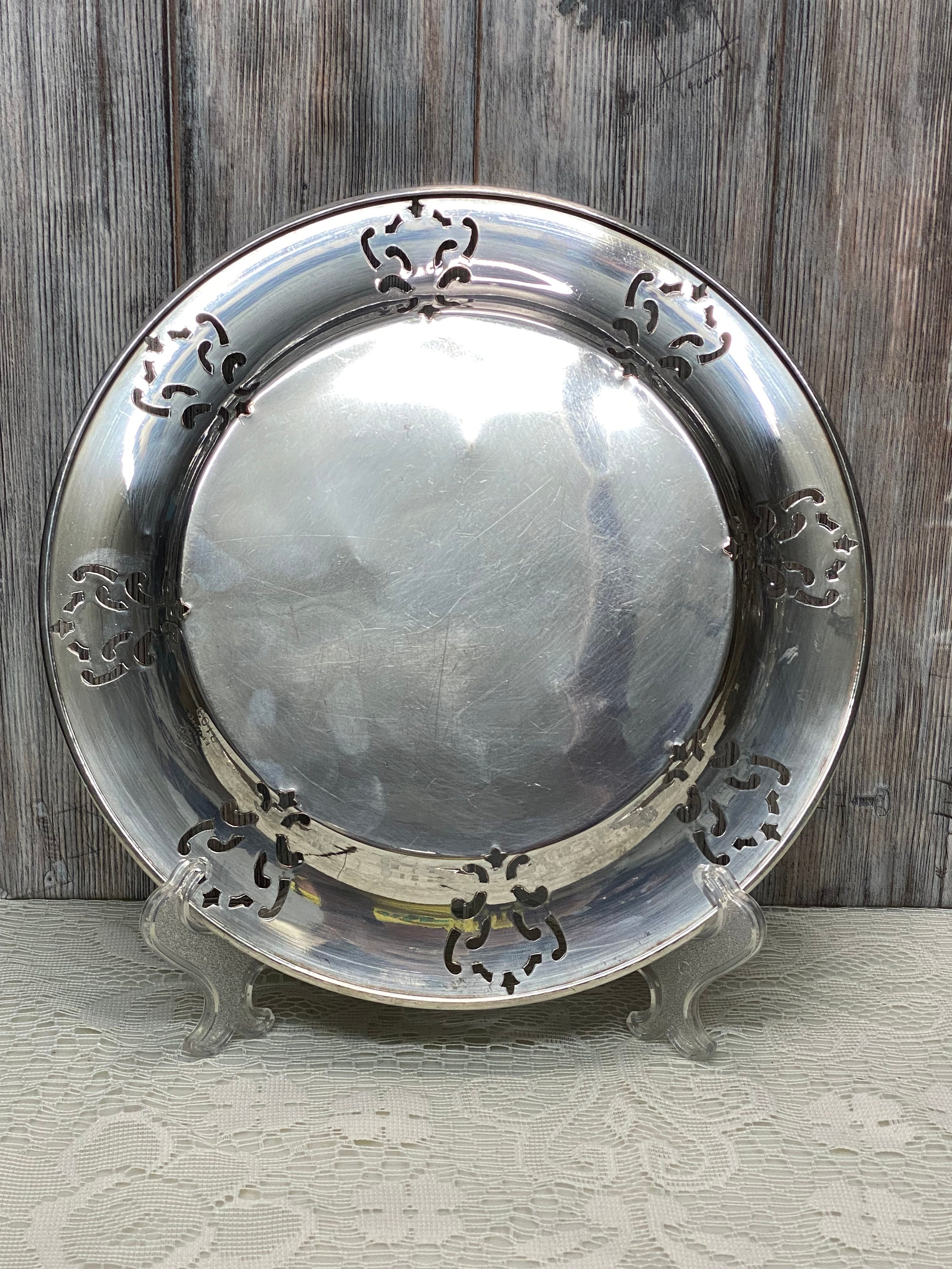 Antique Vintage Victorian Plate E.P. Copper - Etsy