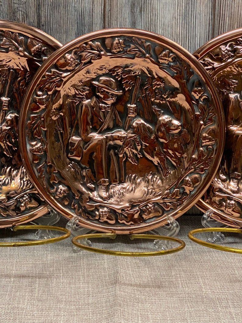 Vintage Coppercraft Guild Wall Plaque - Etsy