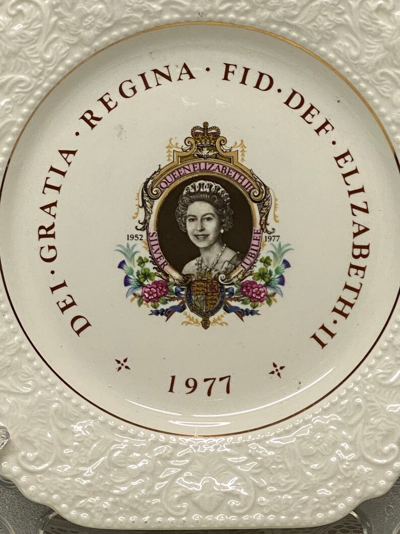 Vintage 1977 Lord Nelson Pottery Queen Elizabeth II Silver Jubilee ...