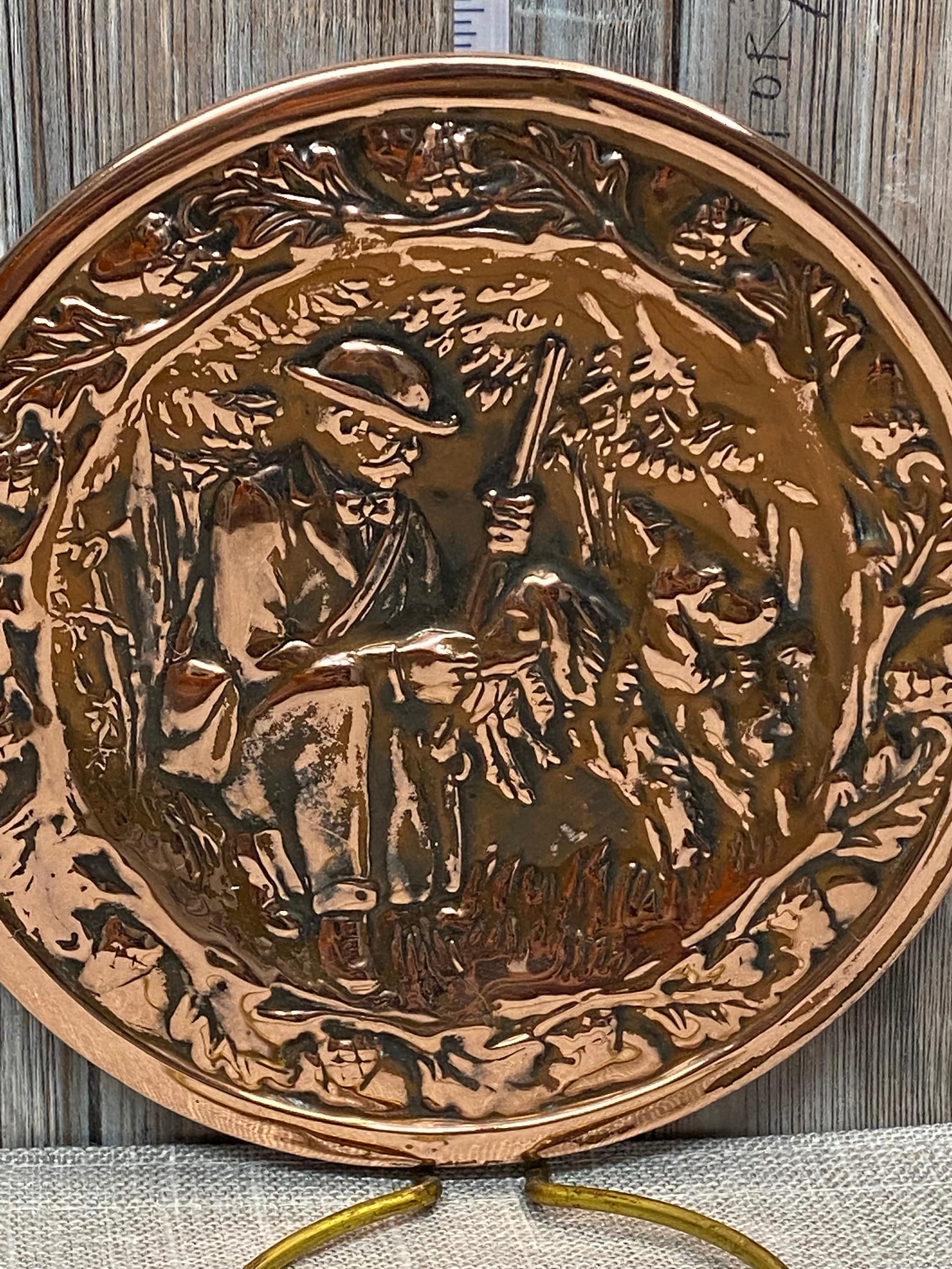 Vintage Coppercraft Guild Wall Plaque - Etsy