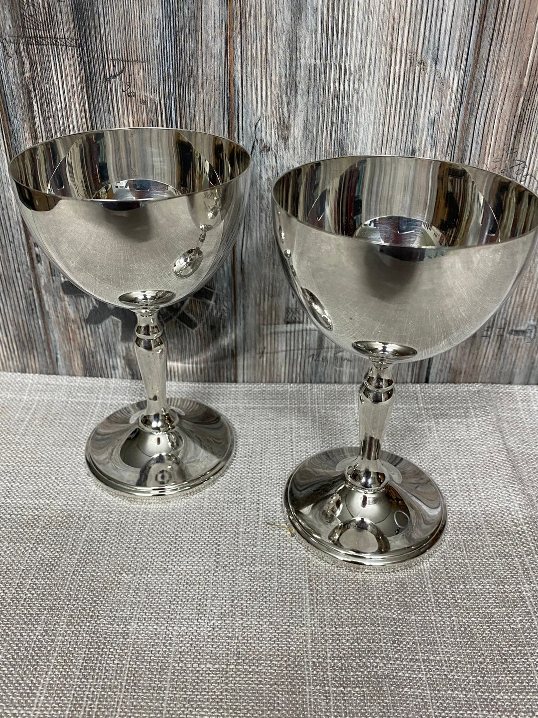Vintage Viking Plate Wine Glass - Etsy