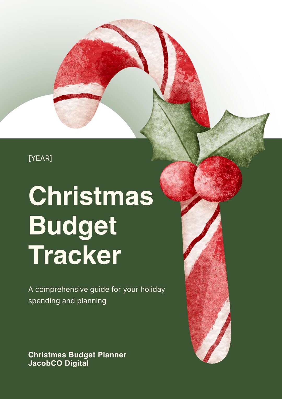 Editable Christmas Budget Tracker & Gift Planner | Canva Template - Etsy