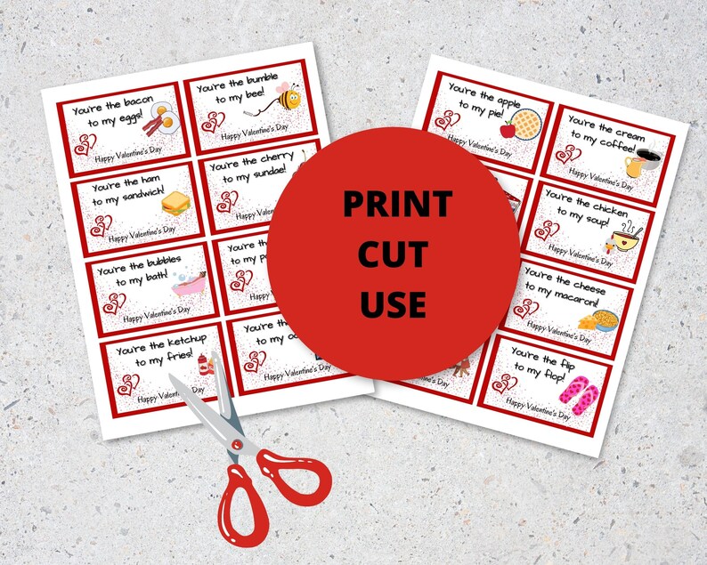 Valentine's Day Card Printable Kids Valentine Cards Classroom Valentine ...