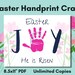 Easter Handprint Craft, Jesus is Alive Craft, Kids Handprint Craft ...