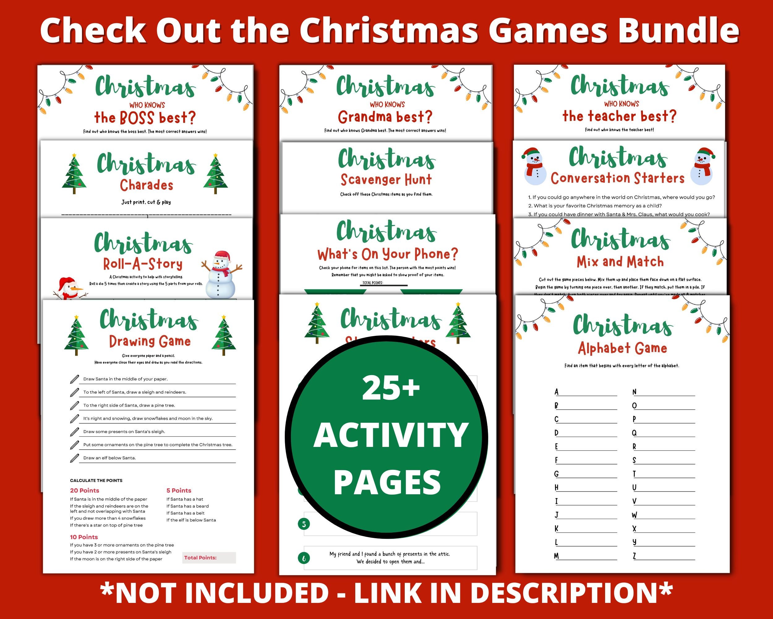 Christmas Story Starters, Story Prompts for Kids, Printable Christmas ...