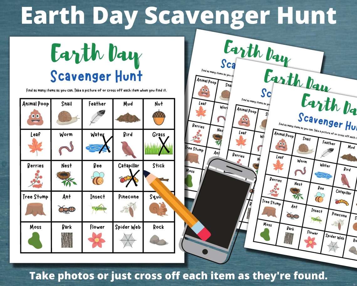 Scavenger Hunt Game Bundle for Kids Scavenger Hunt Activity - Etsy