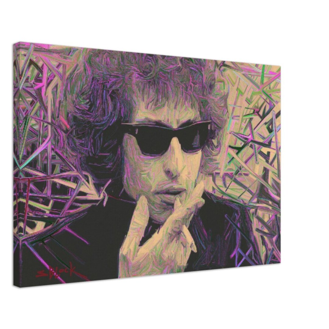 Bob Dylan Color Version - Etsy