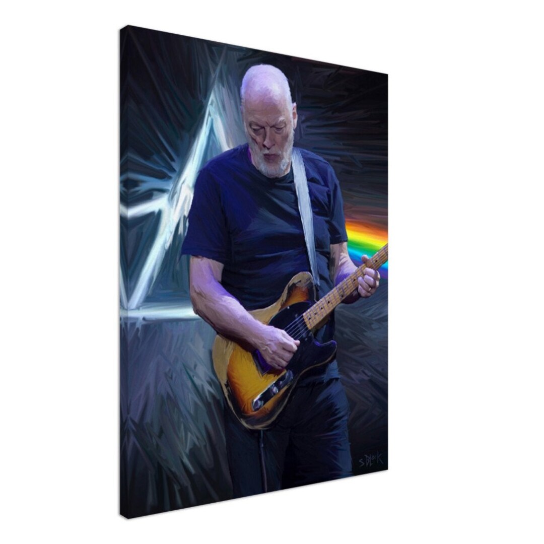 David Gilmour Digital Painting [original Photo Jimmy Baikovicius (CC BY ...