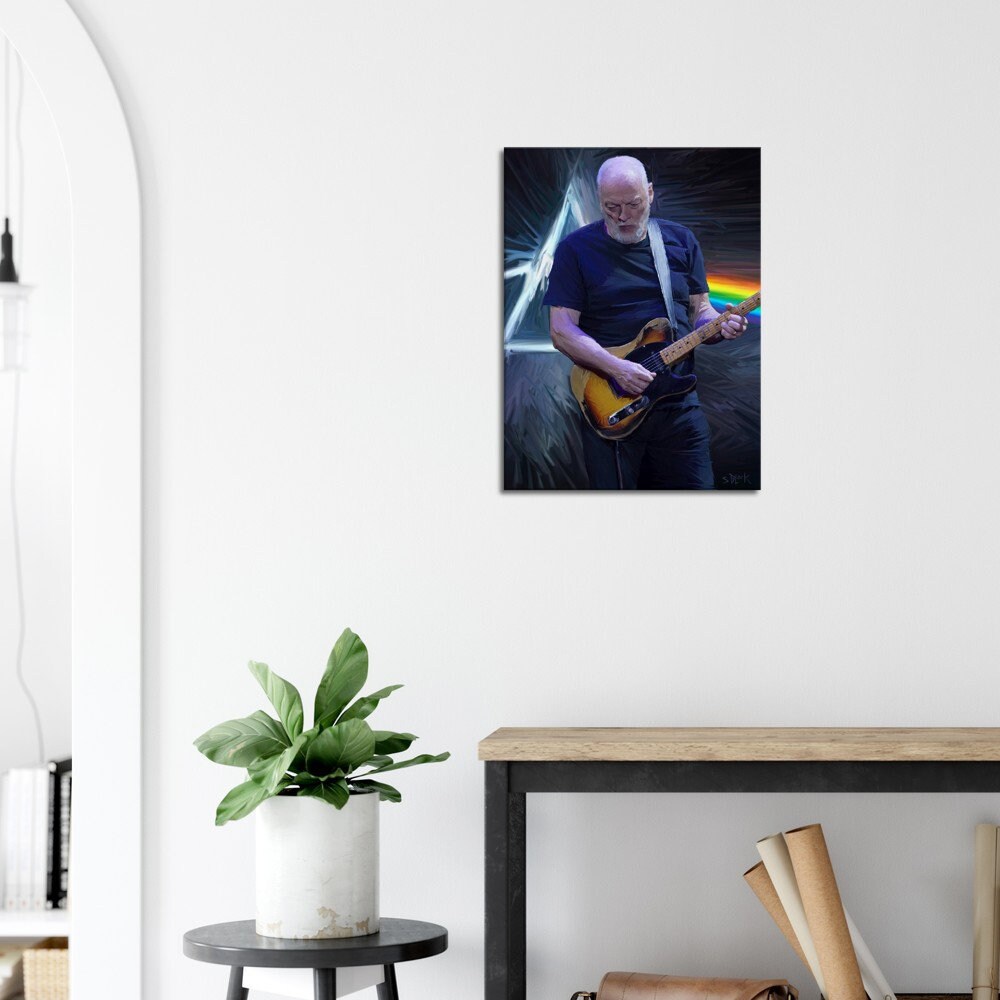 David Gilmour Digital Painting [original Photo Jimmy Baikovicius (CC BY ...