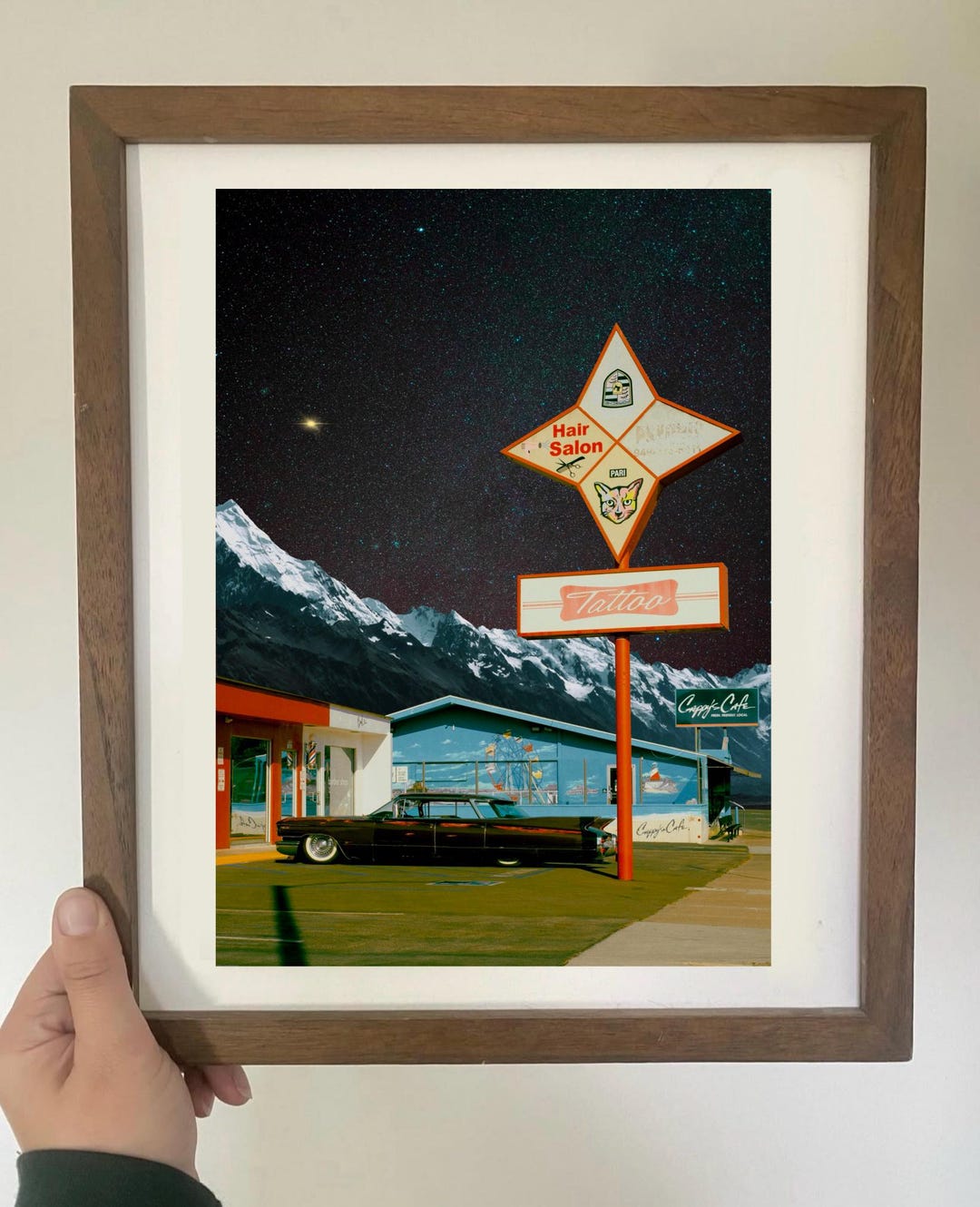 Mercury in Retrograde - Surreal Collage Art Print - Etsy