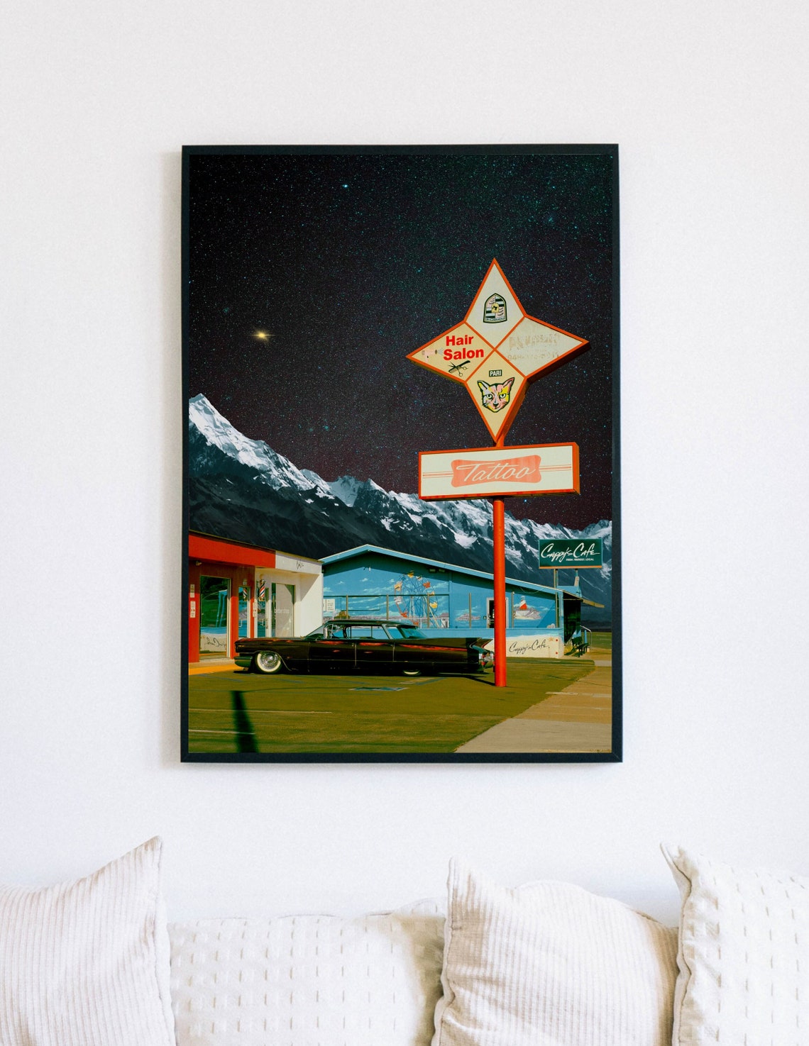 Mercury in Retrograde - Surreal Collage Art Print - Etsy