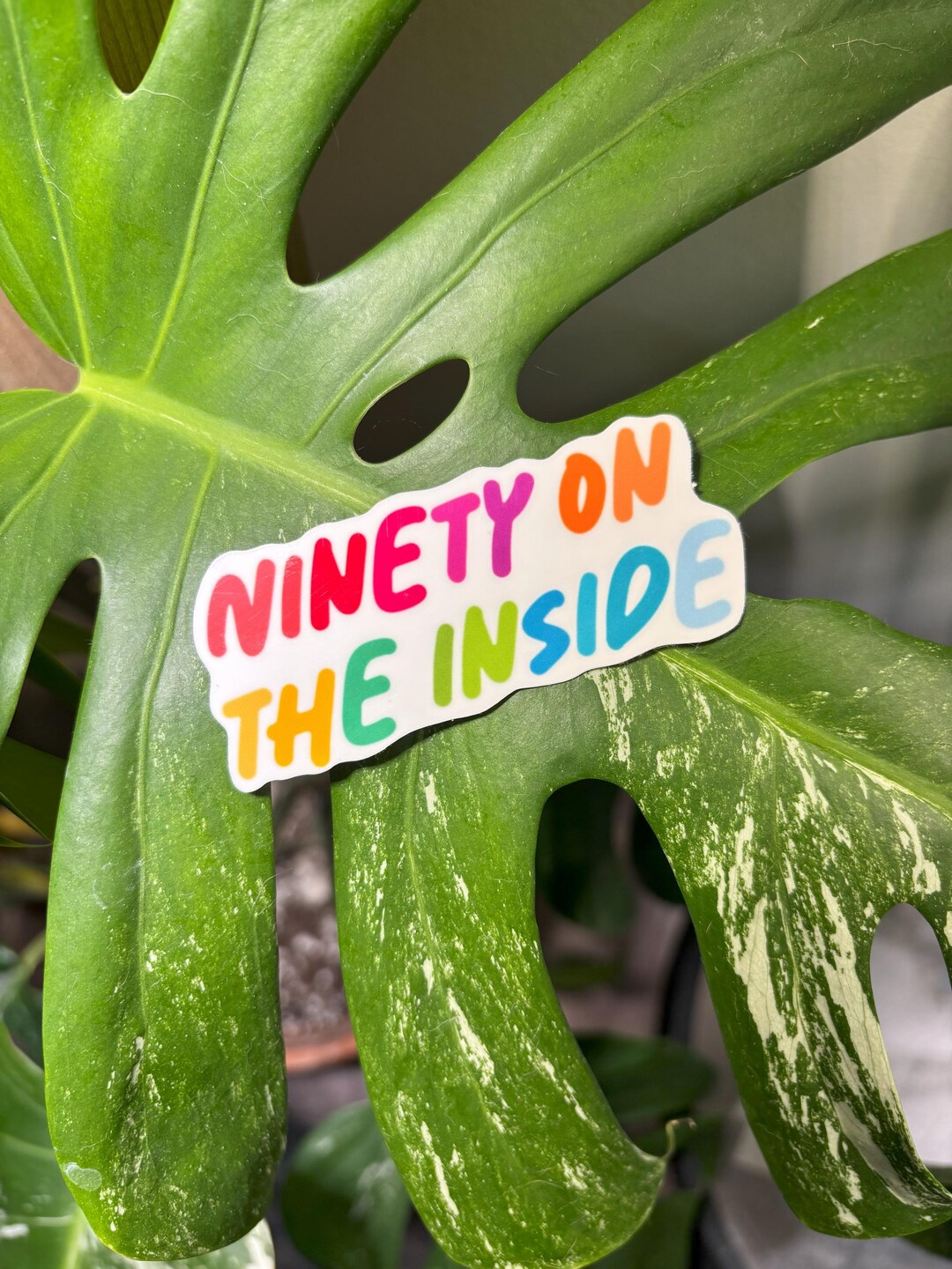 Ninety on the Inside | Unique Vinyl Stickers | Cute Stickers for ...