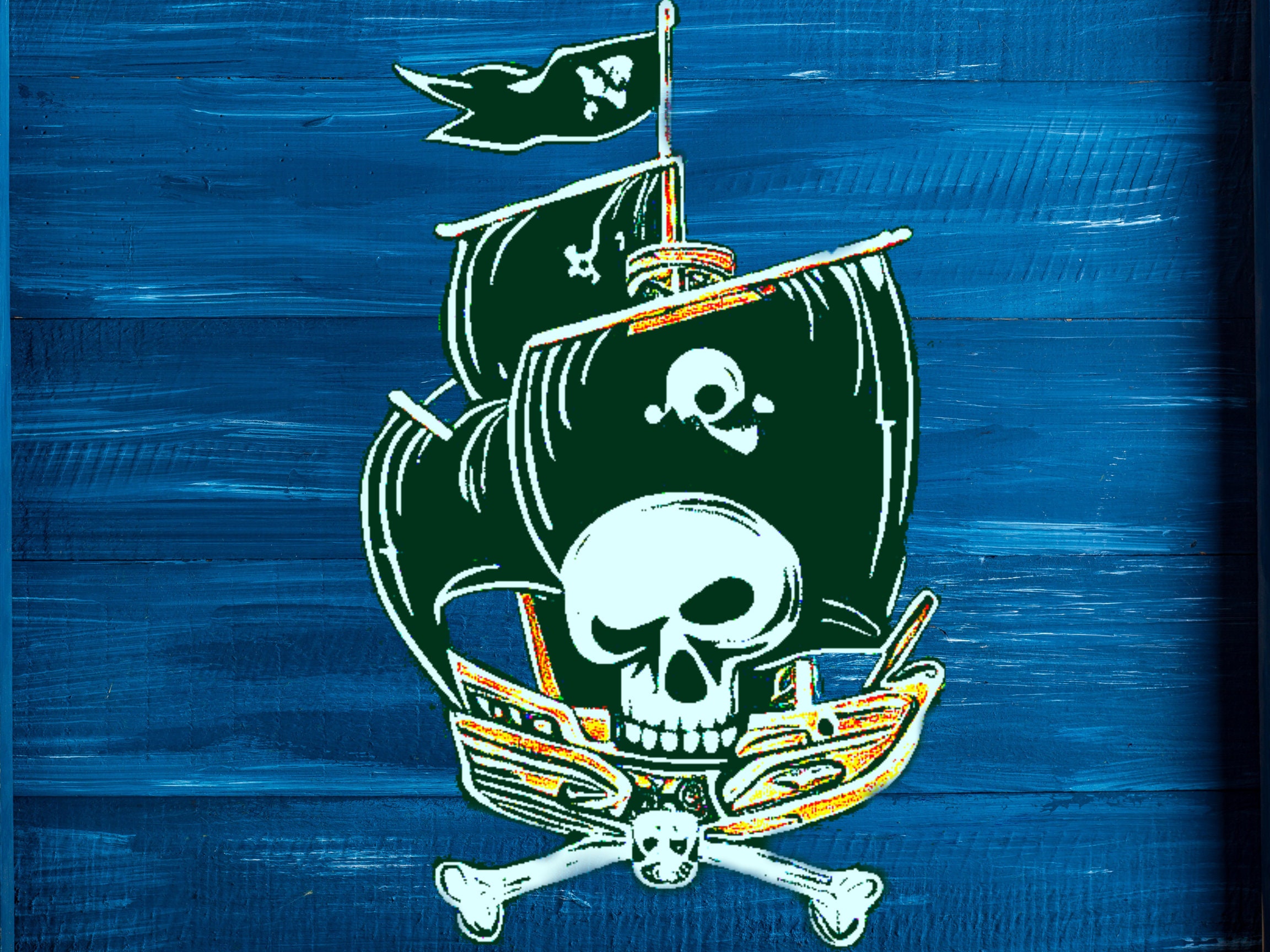 Pirate Ship Graphic Print PNG File | Sublimation Download | Digital ...