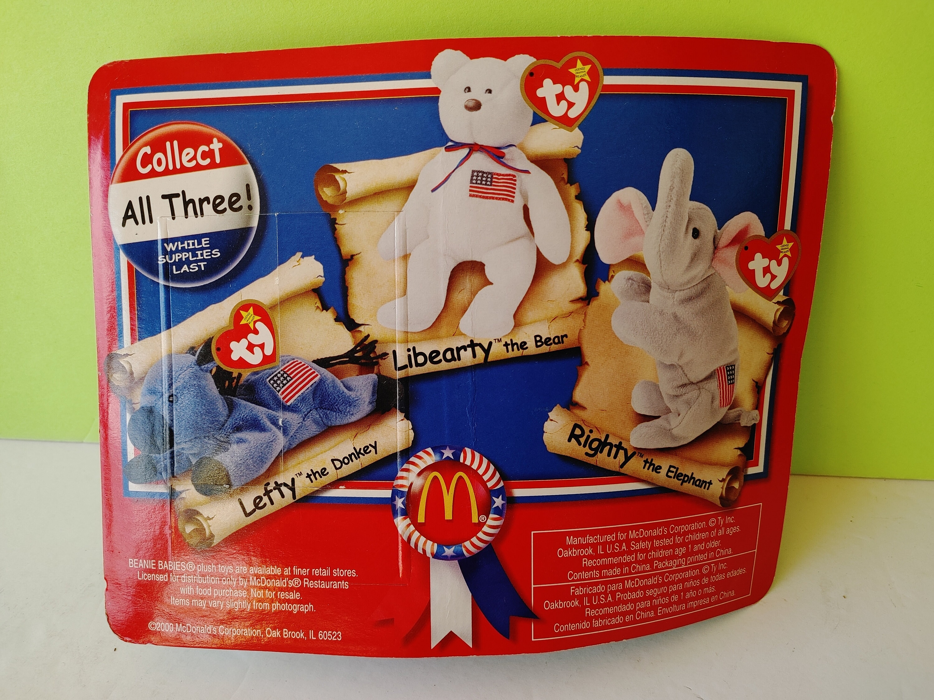 Toys & Games Toys Ty item #3796 McDonalds Toys Vintage Happy Meal Ty ...