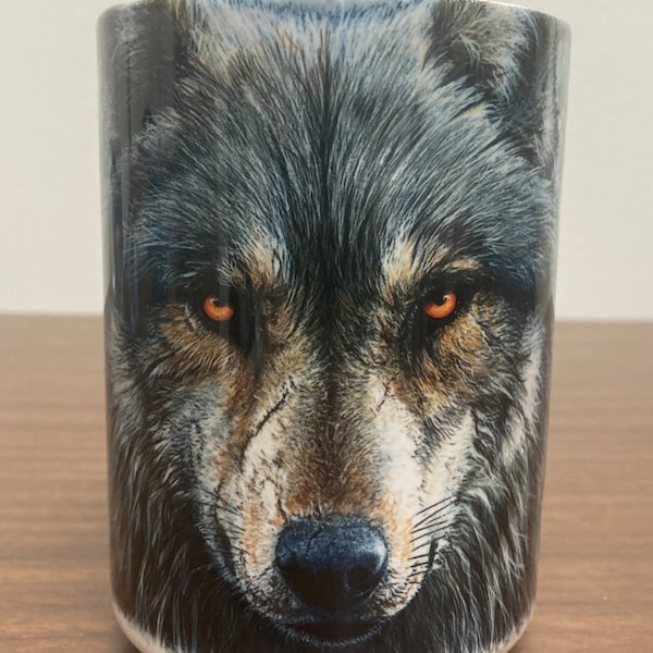 Wolf Coffee Mug - Etsy