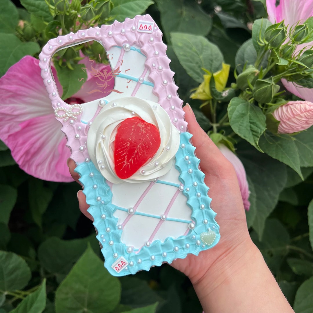 Strawberry Cream Cake Decoden Phone Case for All Brand - Etsy